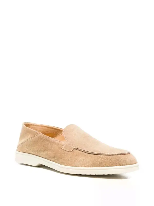 DOUCAL'S Suede Loafers - Neutrals
