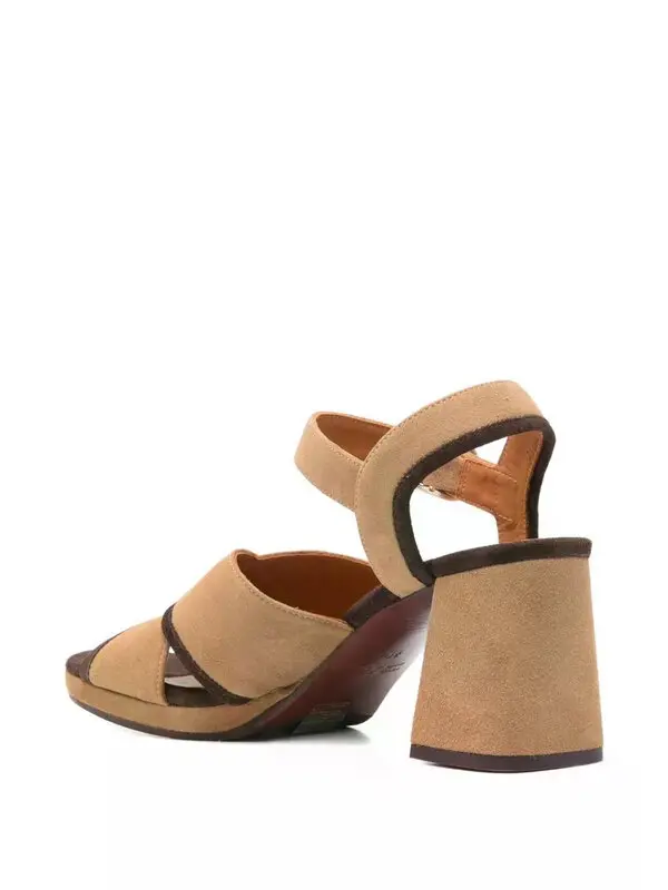 Chie Mihara Criss-cross Strap Sandals - Brown