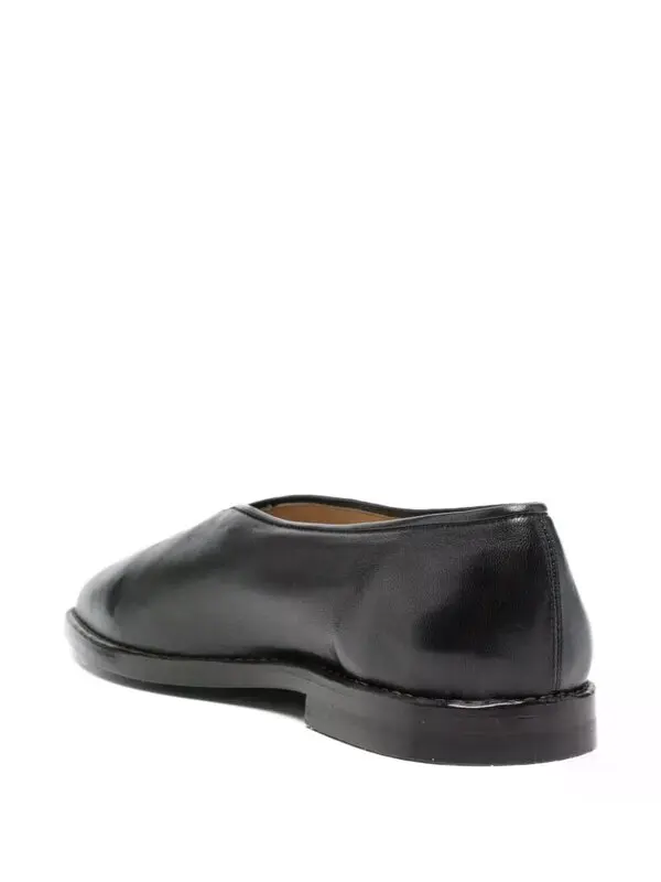 LEMAIRE Leather Flat Piped Slippers