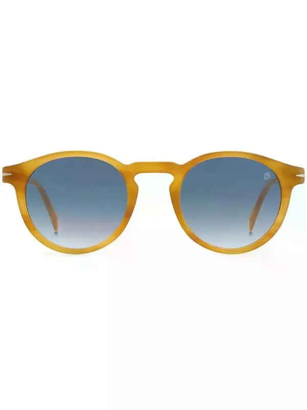 DB EYEWEAR BY DAVID BECKHAM Round-frame Sunglasses - Brown