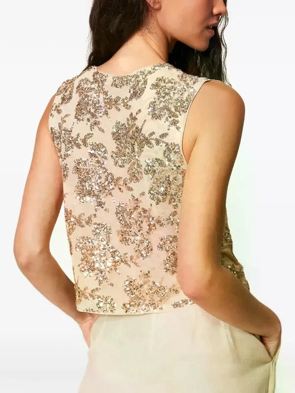 TWINSET Sequin-embellished Gilet