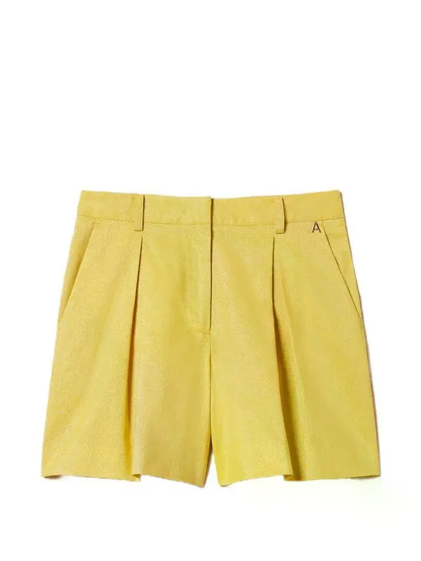 TWINSET Lurex Detail Tailored Shorts