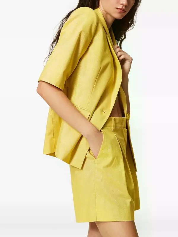 TWINSET Lurex Detail Tailored Shorts