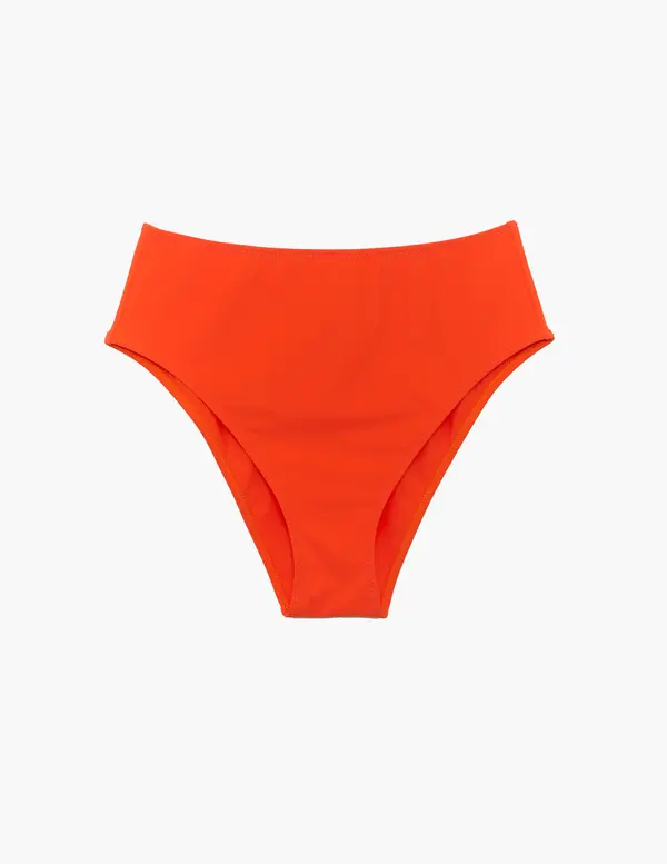 Araks Tonne High-waisted Bikini Bottom - Papaya Orange