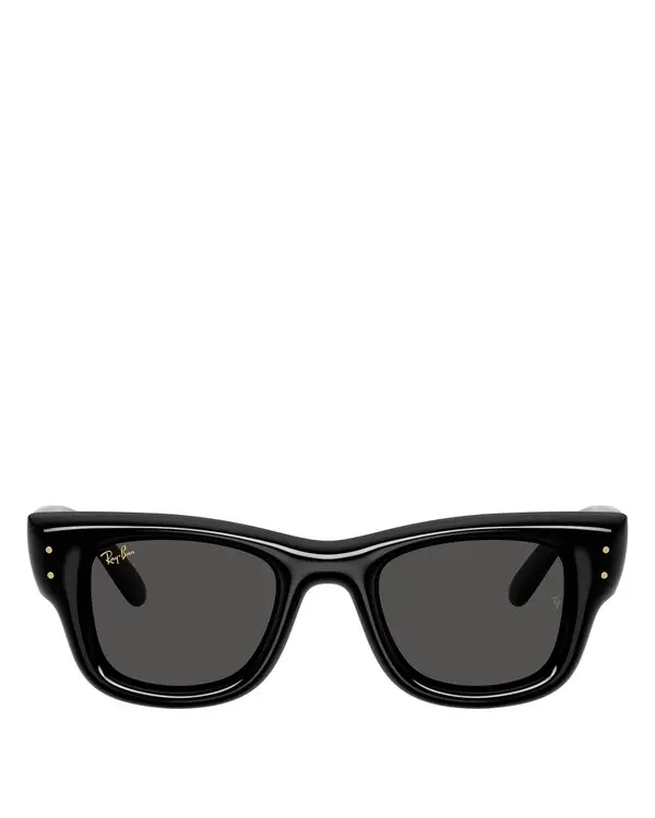 Ray-ban Wayfarer Puffer Square Sunglasses - Black
