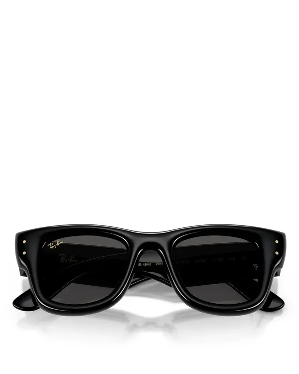 Ray-ban Wayfarer Puffer Square Sunglasses - Black