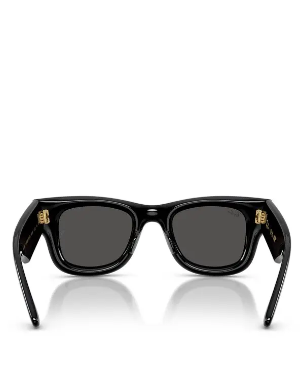 Ray-ban Wayfarer Puffer Square Sunglasses - Black