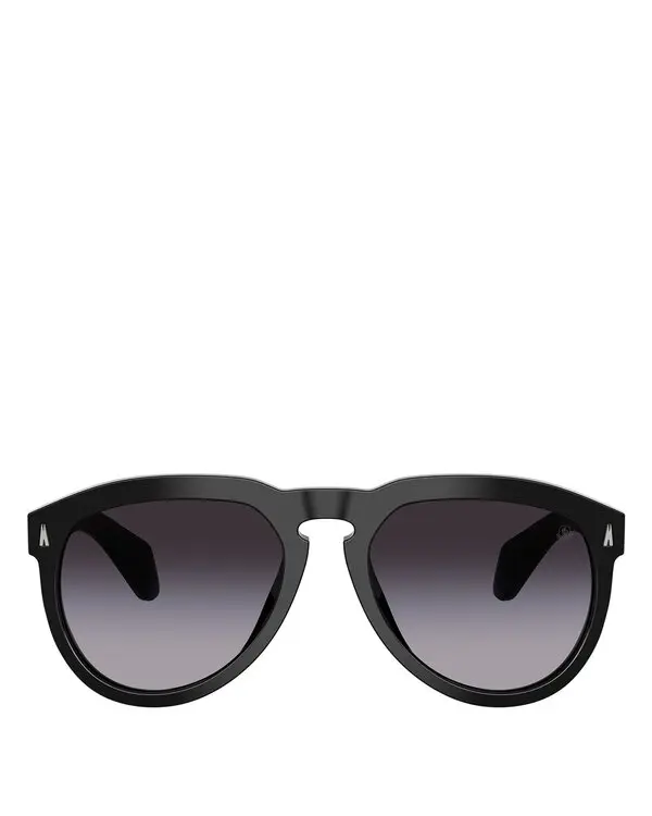 Moncler Isopleth Aviator Sunglasses, 56mm
