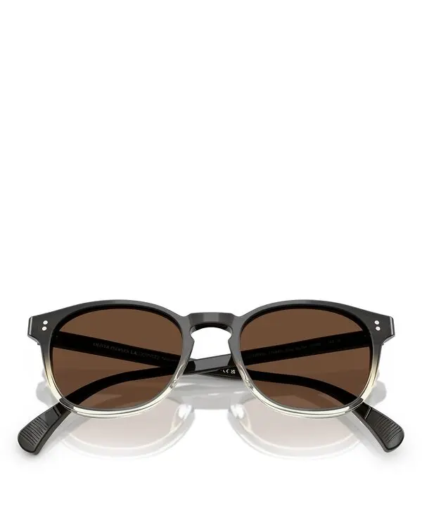 Oliver Spencer Finley Esq. Round Sunglasses 53mm
