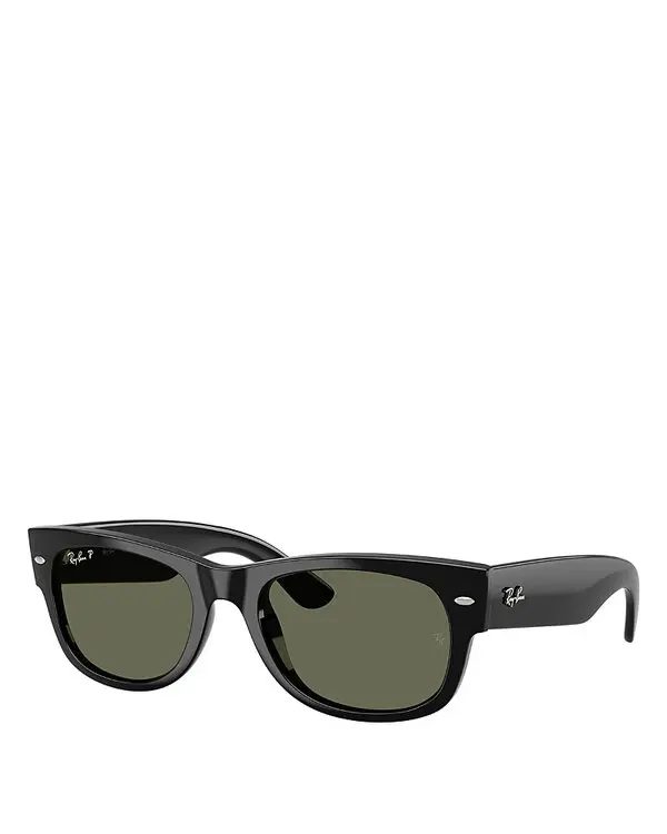 Ray-ban Mega Wayfarer Ii Square Sunglasses - Black