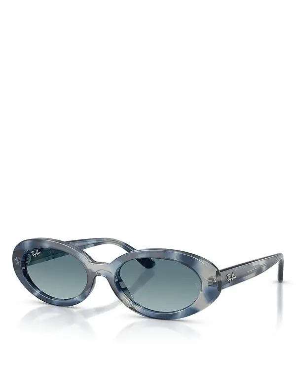Ray-ban Oval Sunglasses - Blue Havana