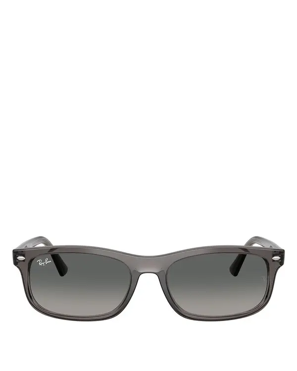 Ray-ban Rectangular Sunglasses, 57mm - Opal Light Grey/grey Gradient