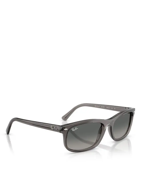 Ray-ban Rectangular Sunglasses, 57mm - Opal Light Grey/grey Gradient