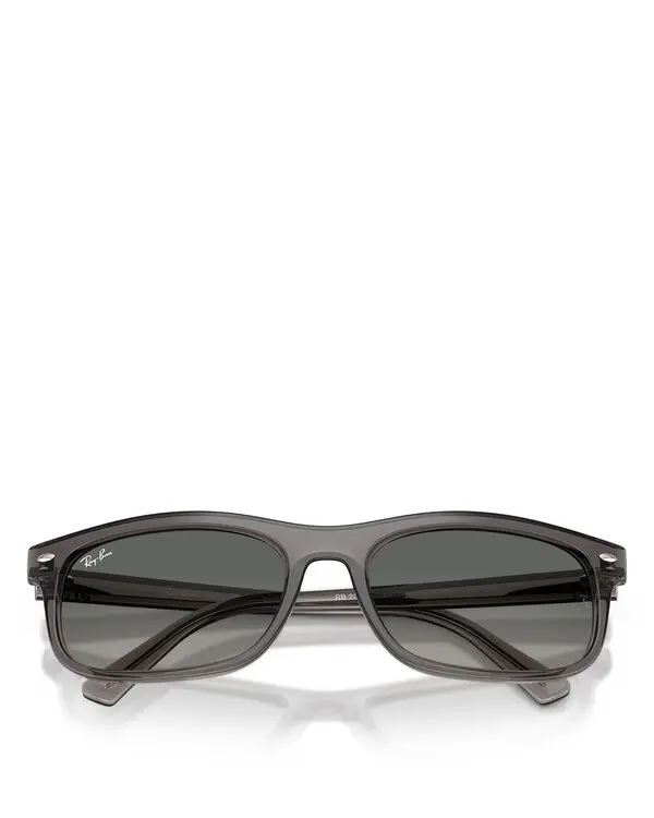 Ray-ban Rectangular Sunglasses, 57mm - Opal Light Grey/grey Gradient