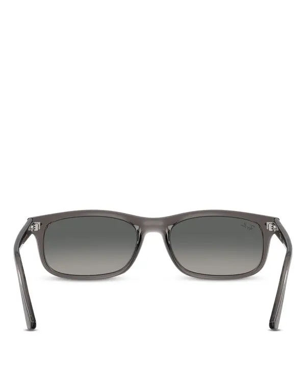 Ray-ban Rectangular Sunglasses, 57mm - Opal Light Grey/grey Gradient