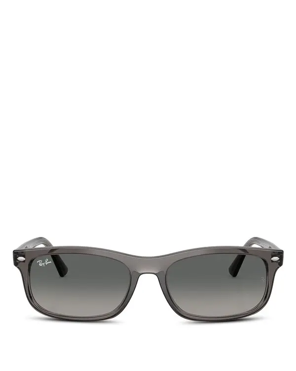 Ray-ban Rectangular Sunglasses, 57mm - Opal Light Grey/grey Gradient