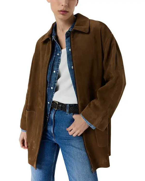 Gerard Darel Tilane Suede Jacket