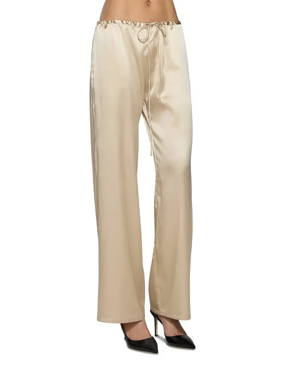 EB DENIM Wren Loose Pull On Pants - Sand Silk