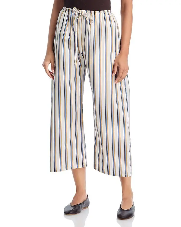 LESET Yoshi Stripe Crop Drawstring Pants