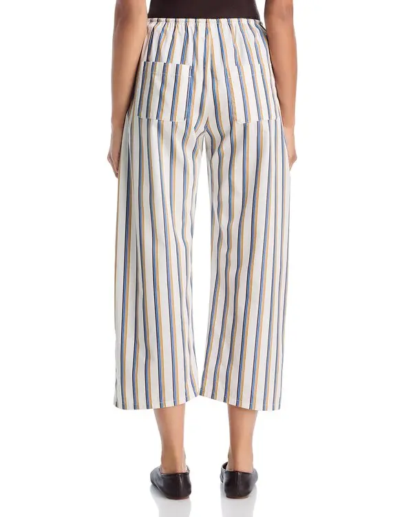 LESET Yoshi Stripe Crop Drawstring Pants