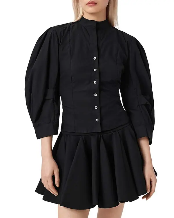 ALLSAINTS Maud Lace Up Shirt