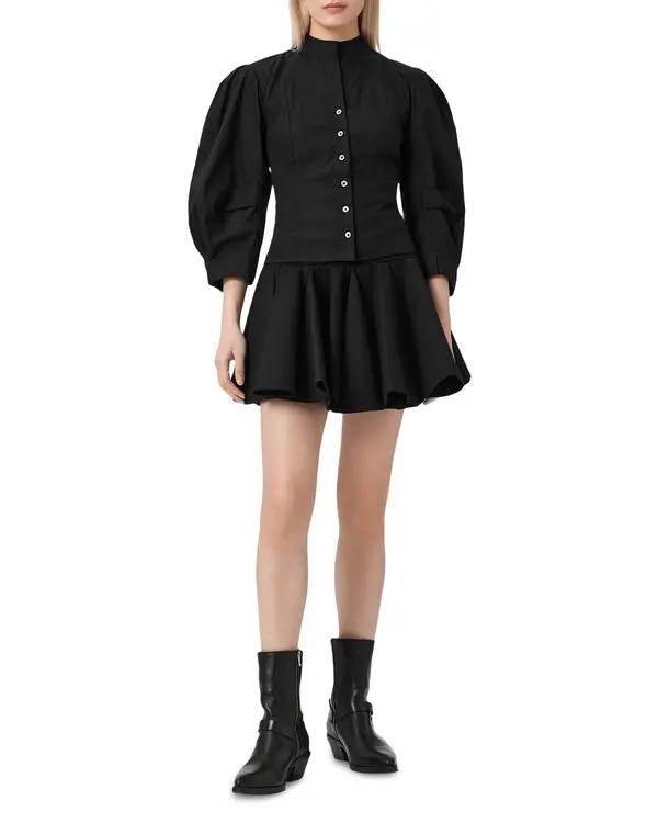 ALLSAINTS Maud Lace Up Shirt