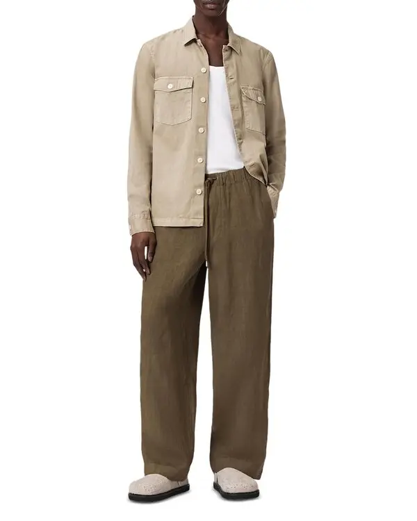 ALLSAINTS Sharp Drawstring Trousers - Traverse Brown