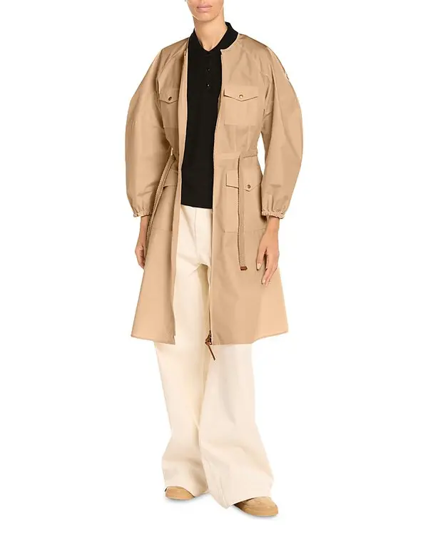 Moncler Zip Front Dress - Beige
