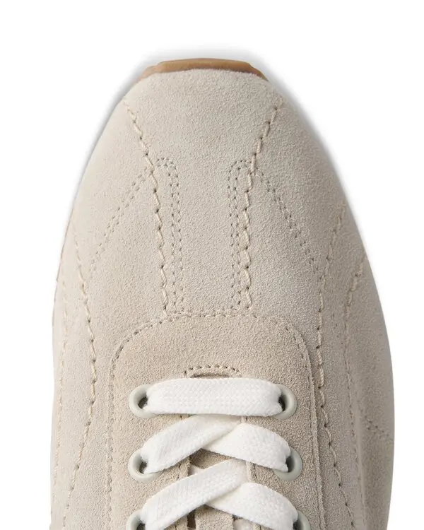 TOTEME Flex Suede Sneakers - Stone