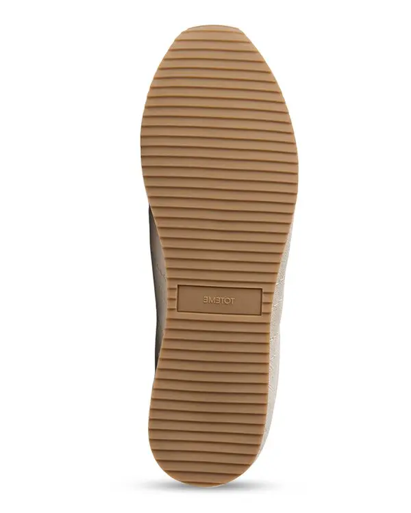 TOTEME Flex Suede Sneakers - Stone