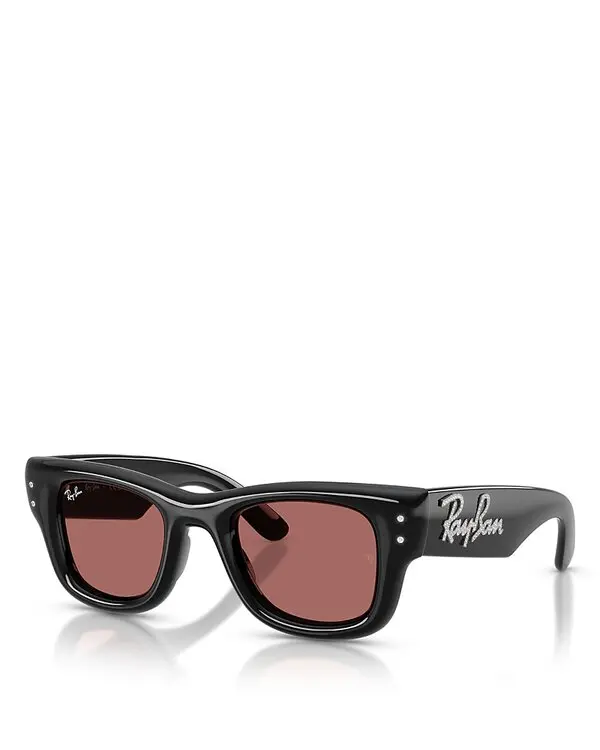 Ray-ban Wayfarer Puffer Square Sunglasses - Black