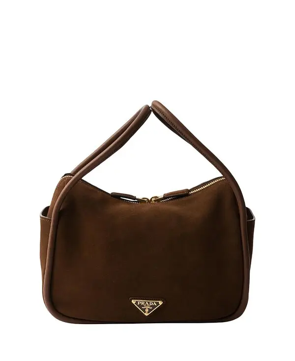 Prada Darling Leather Handbag - Brown