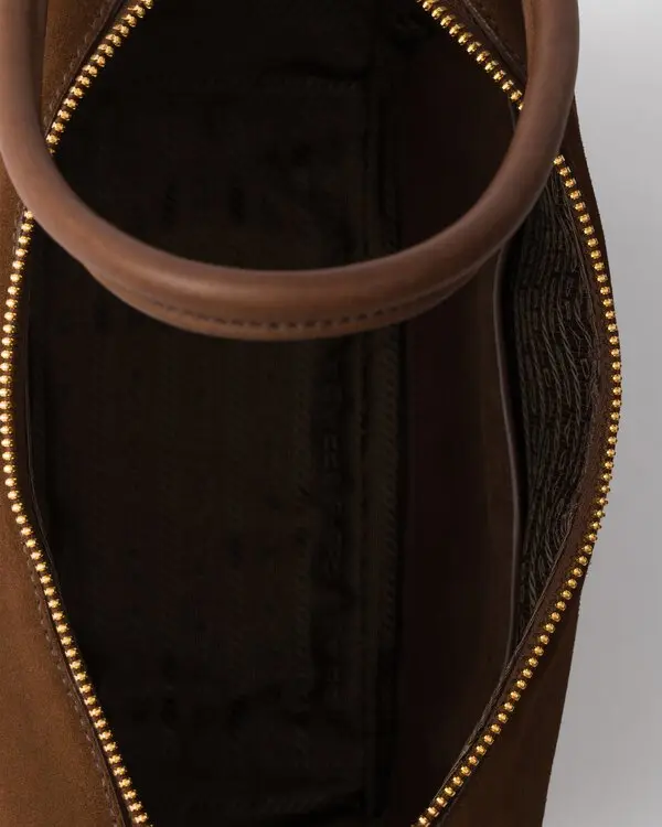 Prada Darling Leather Handbag - Brown