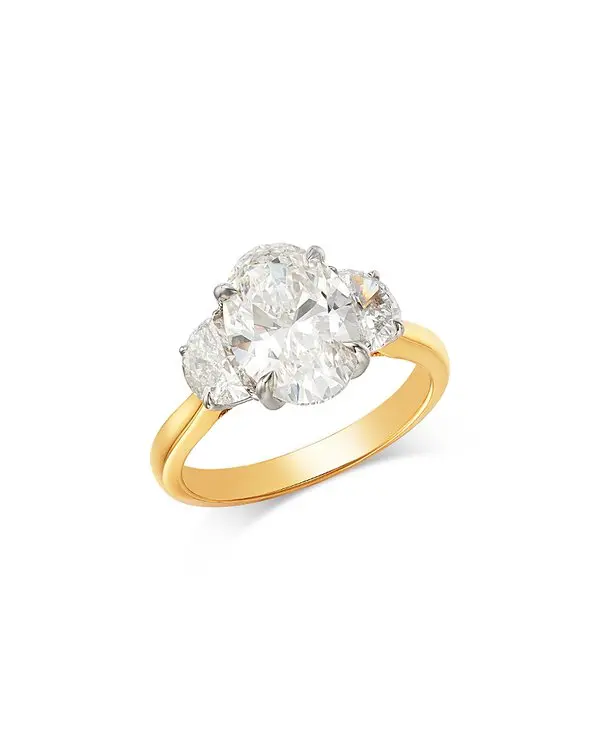 Bloomingdale'S Luxe Collection Lab Grown Diamond Engagement Ring - Gold