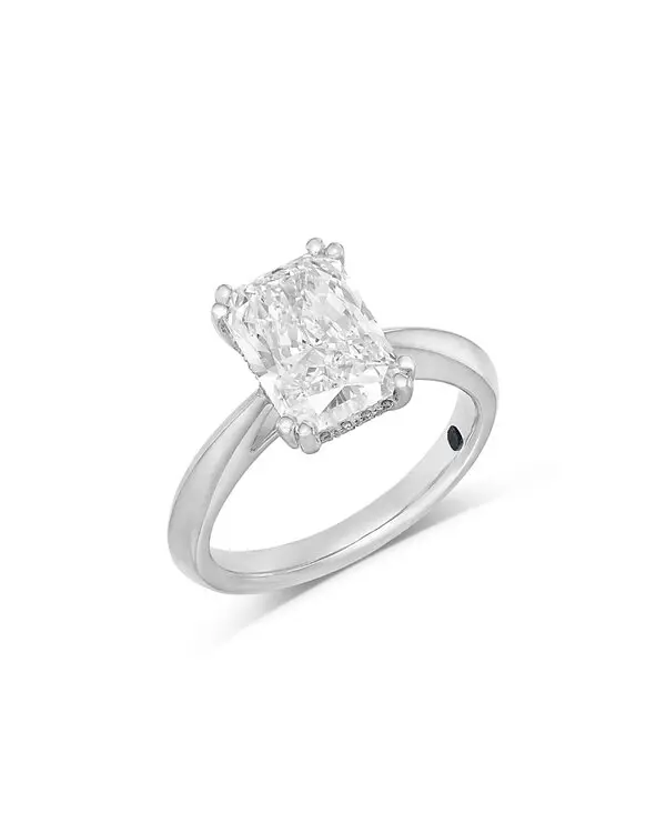 Bloomingdale'S 3.15 Tcw Lab Grown Diamond Platinum Engagement Ring - White