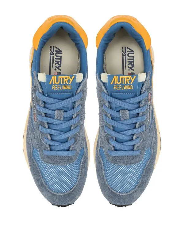 AUTRY Reelwind Low Top Sneakers - Blue/yellow