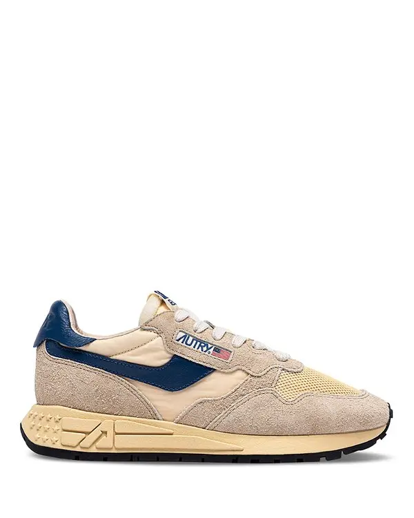 AUTRY Reelwind Low Top Sneakers - Ecru/blue