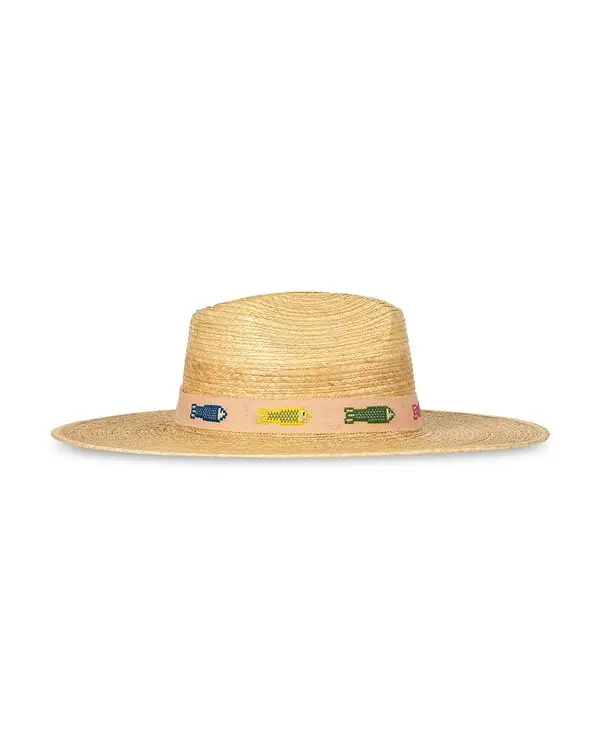 SUNSHINE TIENDA Palm Straw Sun Hat