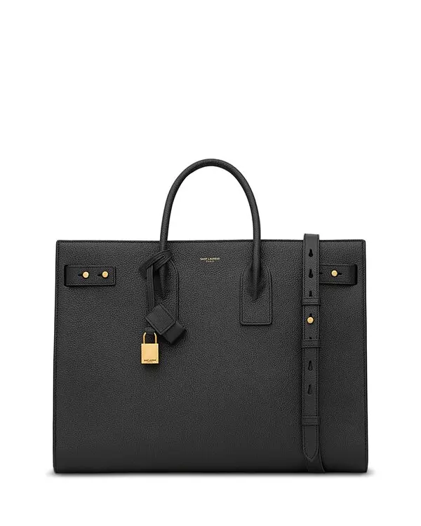Saint Laurent Sac De Jour Large Bag - Noir