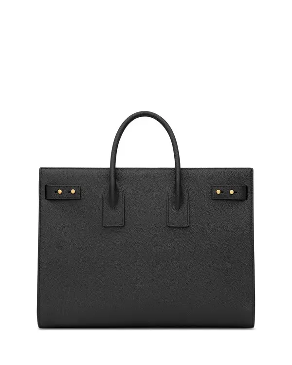 Saint Laurent Sac De Jour Thin Large Bag - Noir