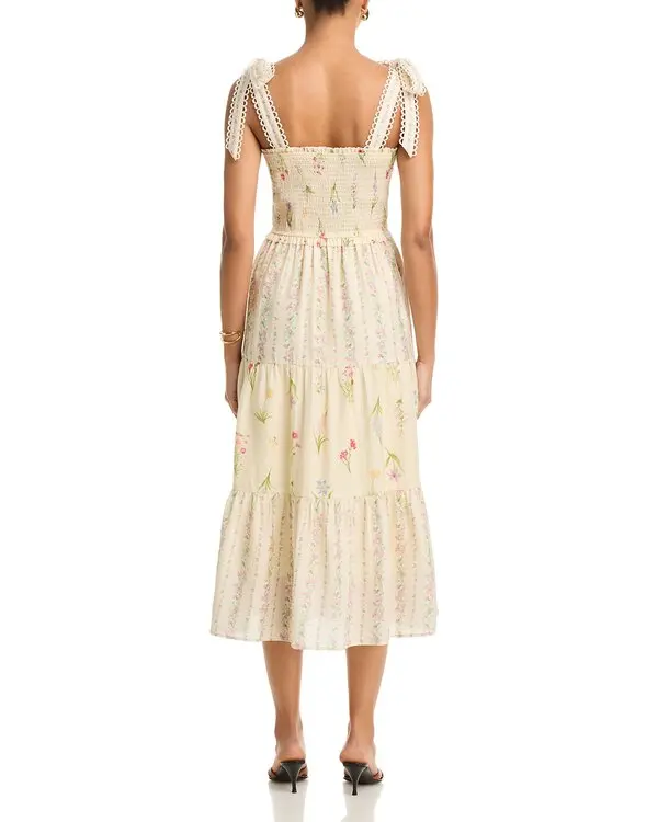 Moon River Tiered Midi Dress