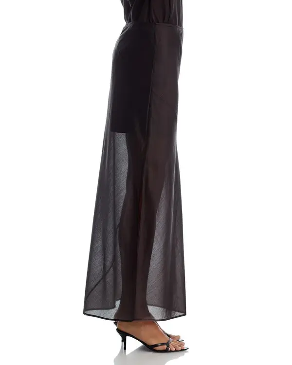 Helmut Lang Sheer Maxi Skirt