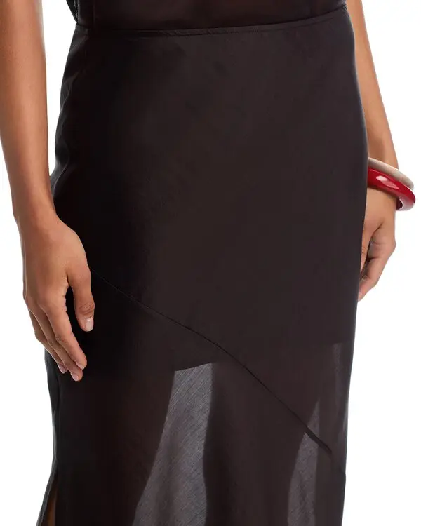Helmut Lang Sheer Maxi Skirt