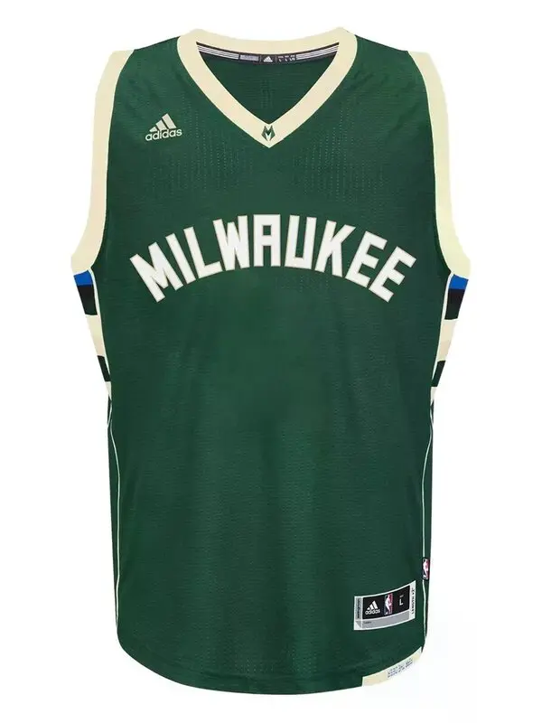 Adidas V-neck Swingman T-shirt - Green