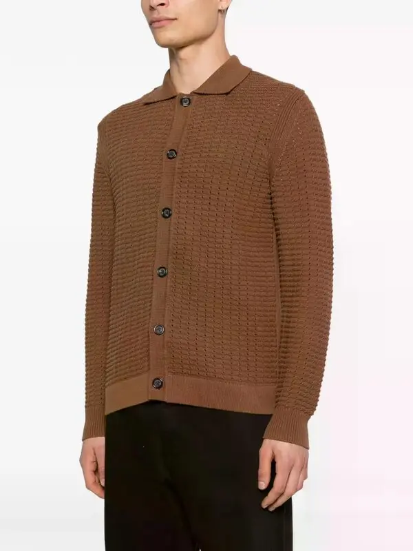 PAOLO PECORA Knitted Button Cardigan