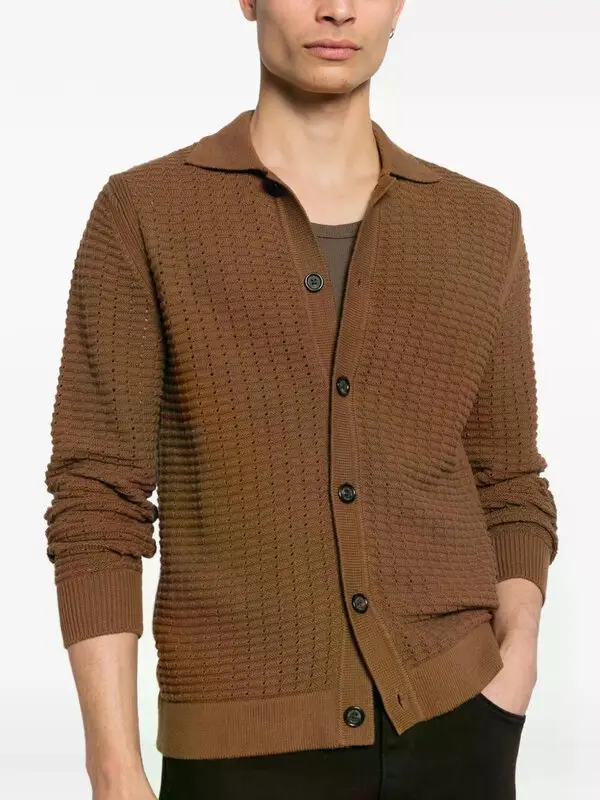 PAOLO PECORA Knitted Button Cardigan