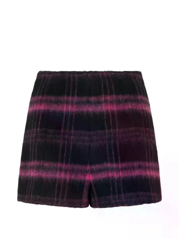 Red Valentino Plaid Shorts