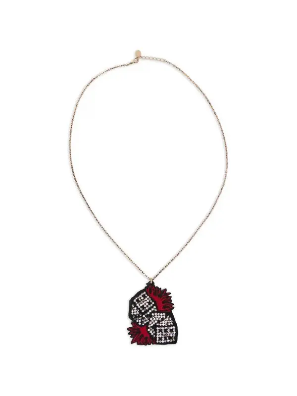 Red Valentino Lobster Clasp-fastening Necklace - Gold