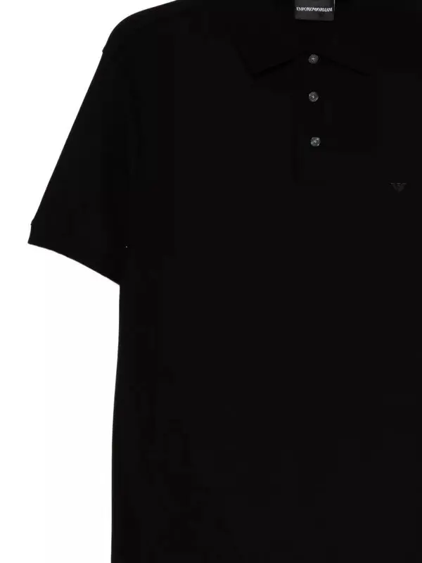 Emporio Armani Logo-embroidered Polo Shirt