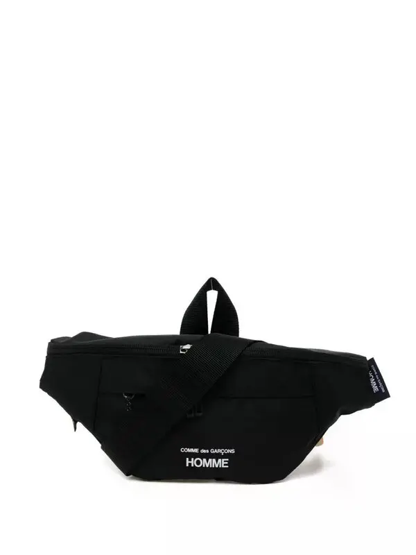 Comme Des Garçons Logo-print Belt Bag - Black